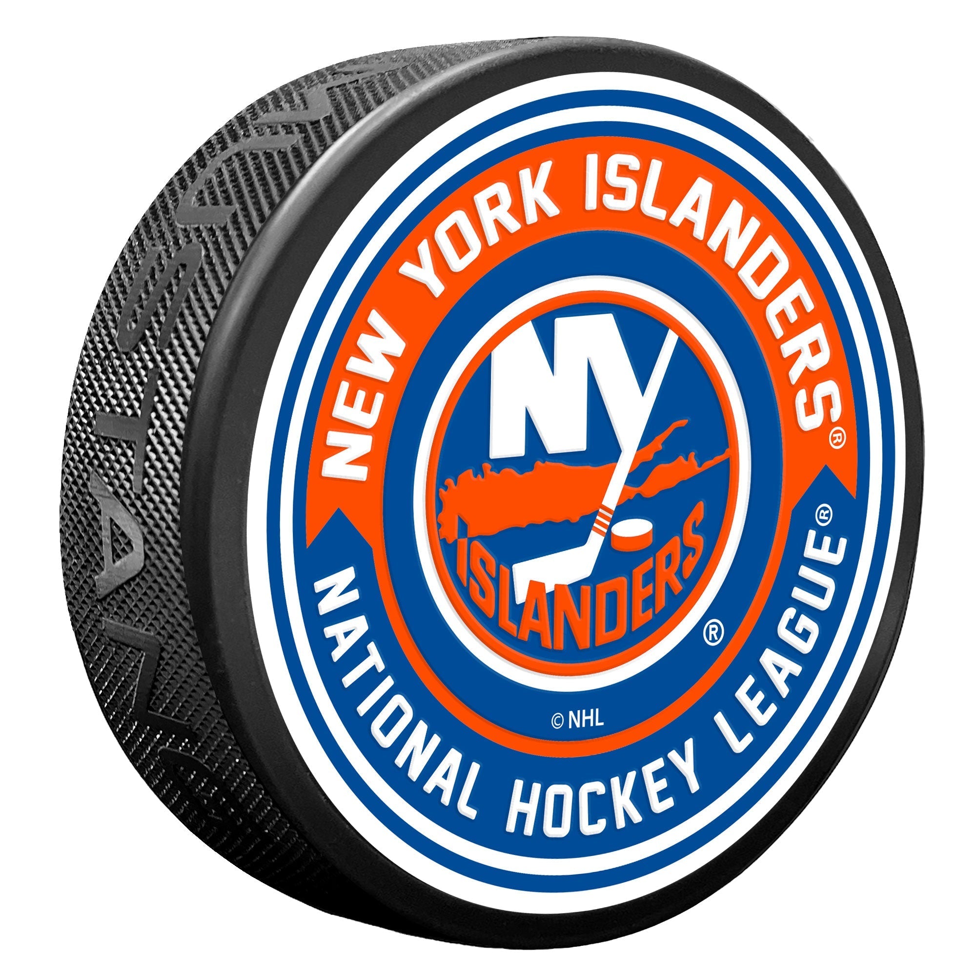 New York Islanders Puck - Arrow | The Puck King – Sports Decor