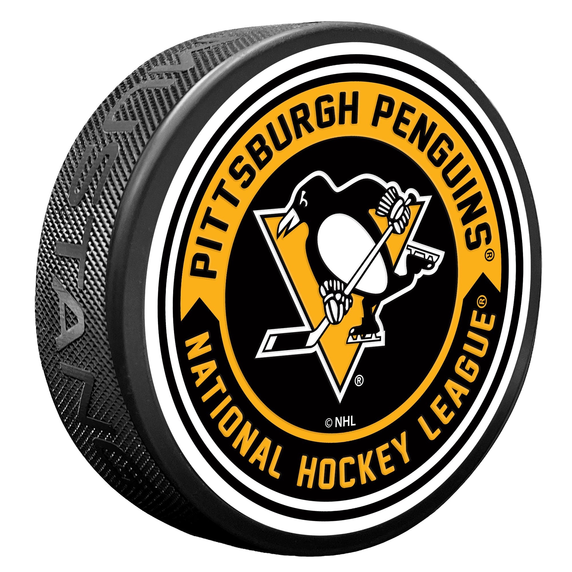 Pittsburgh Penguins Puck - Arrow | The Puck King – Sports Decor